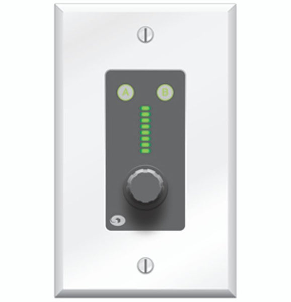 Symetrix ARC-K1e White ARC Remote with rotary encoder, 2 buttons, LED