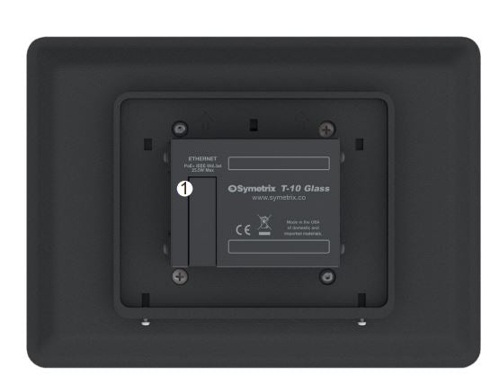 Symetrix T-10 Glass 10” Full-glass touchscreen for system control