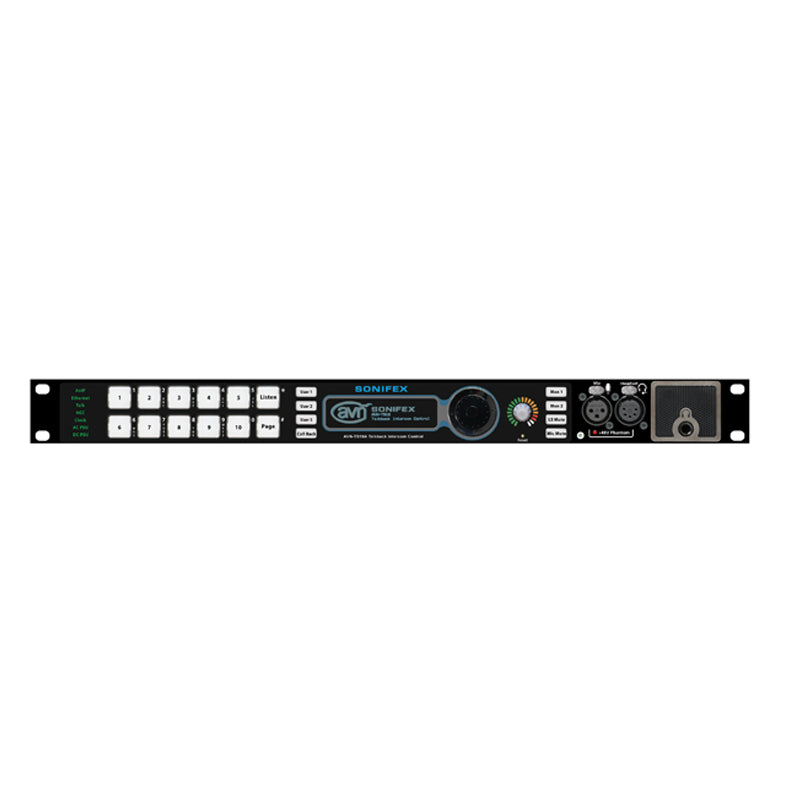 Sonifex AVN-TB10AR 10 Button Advanced Talkback Intercom, AoIP Rackmoun