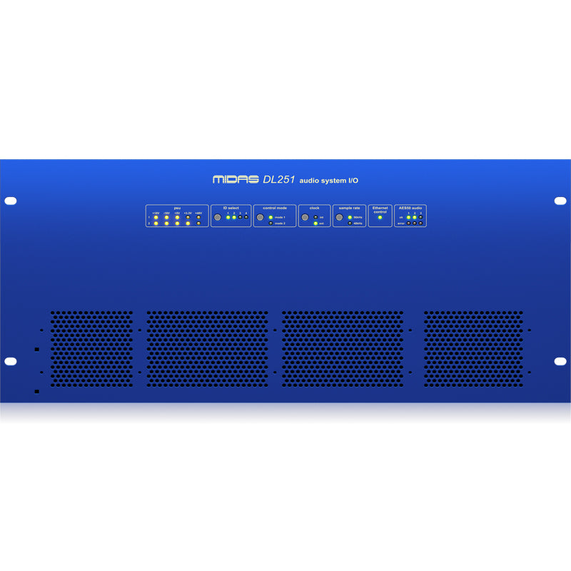 MIDAS DL251-UL 48 Input, 16 Output Stage Box with 48 Midas Microphone