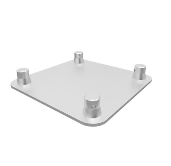 GLOBAL TRUSS F240001 SQ-F24 BASE 9"x9" ALUMINUM BASE PLATE FOR F24 "Ca