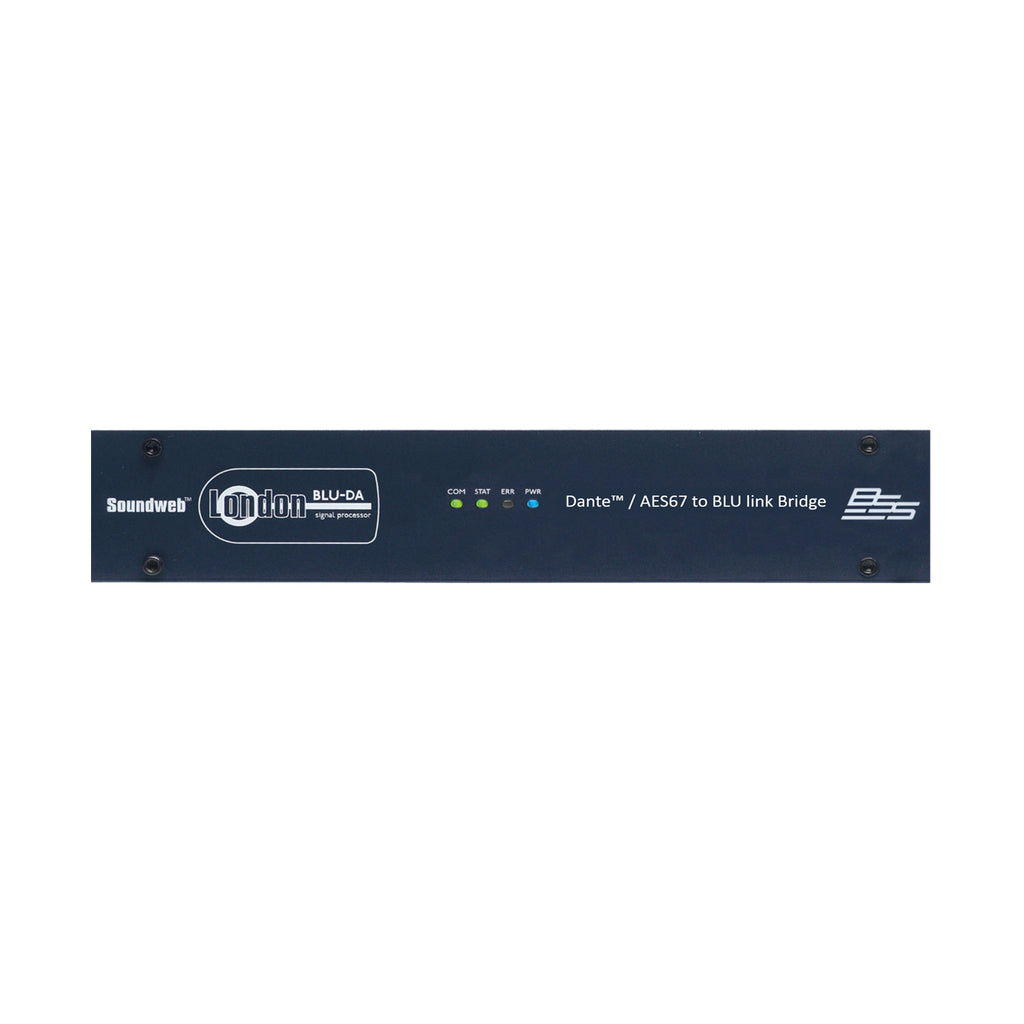 BSS BLU-DAN, BLU link to Dante Bridge, Dante™ / AES67 to BLU link Brid