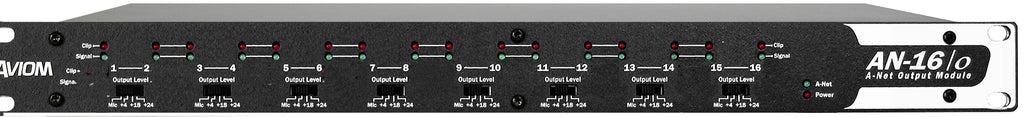 Aviom AN-16/o v.4 16-Channel Mic- and Line-Level Output Module