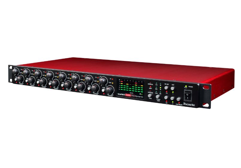Focusrite Scarlett OctoPre Dynamic, Studio multichannel Preamp and Int