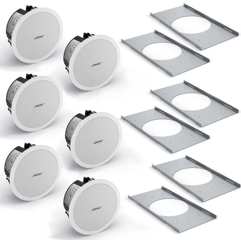 Bose FreeSpace DS 40F Contractor 6-Pack Speakers and Brackets, Ceiling