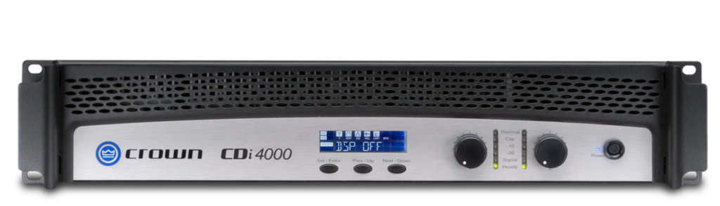 Crown CDi4000 Two-channel, 1200W @ 4Ω, 70V/100V/140V Power Amplifier