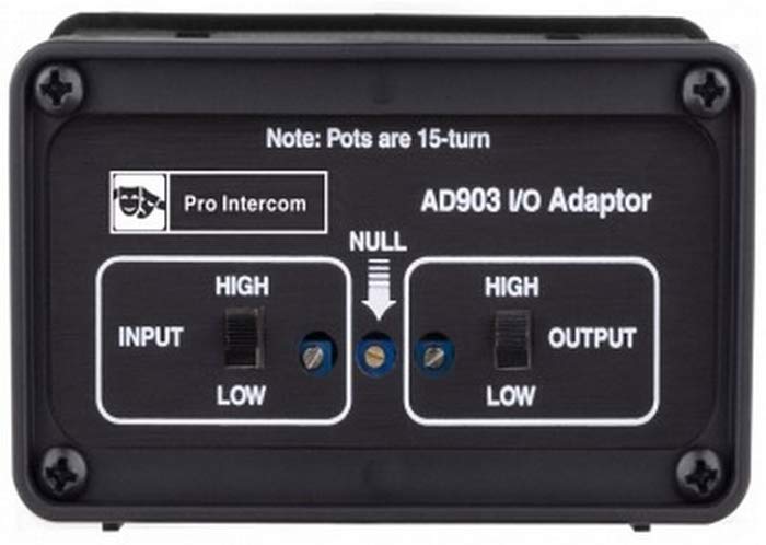 Pro Intercom AD903 2 to 4 Wire Active Transceiver Adapter . Active. Tr
