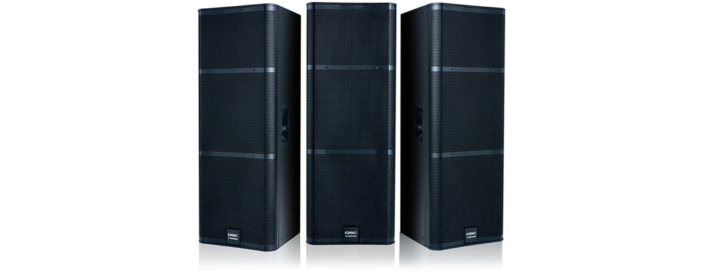 QSC E215 Dual 15" 2-way, externally powered, live sound-reinforcement