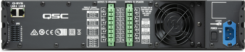 QSC CX-Qn 4K8 8-Channel 500W/CH Q-SYS network Amplifier, Lo-Z, 70V, 10
