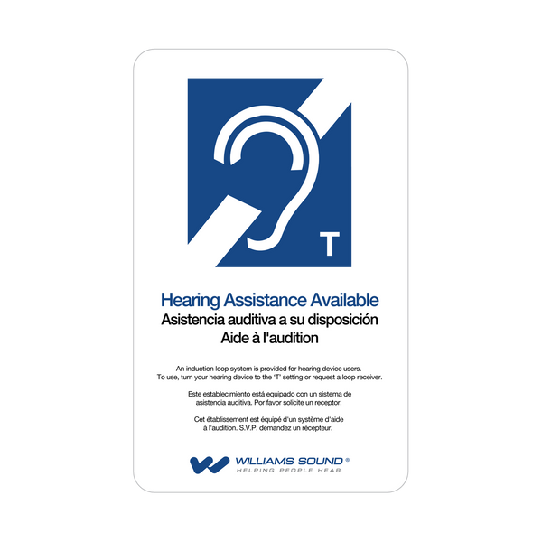 Williams Sound DL102 SY2 Counter loop system (2 Amp).