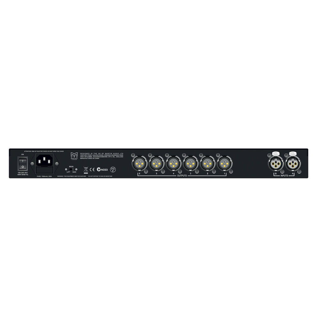 Martin Audio DX0.5, 2x6 DSP Loudspeaker Processor