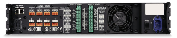 QSC CXD8.4Q Multi-Channel 500W/CH Q-SYS Amplifier With Mic/line Inputs
