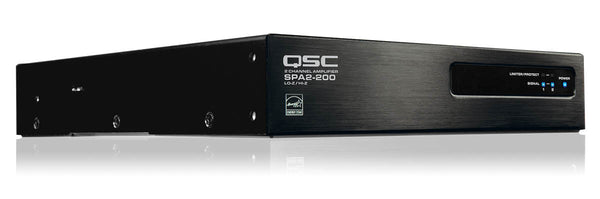 QSC SPA2-200 1/2 RU 2 Channel ENERGY STAR amplifier / Stereo Operation