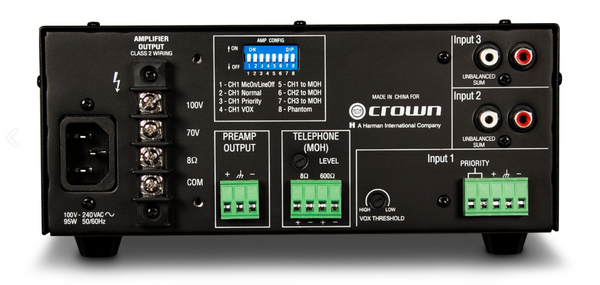 Crown G135MA Three channel, 35W @ 8Ω power amplifier