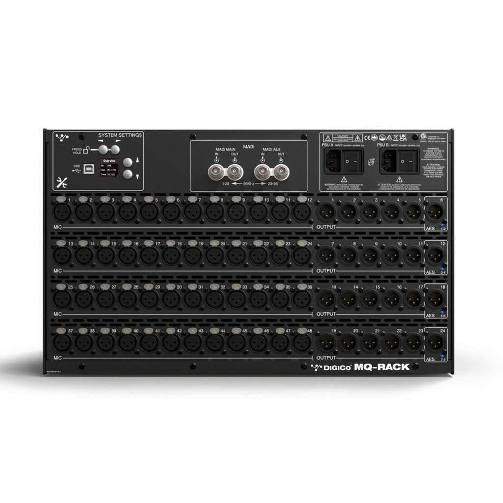 DiGiCo MQ-Rack Compact. Reliable. MADI