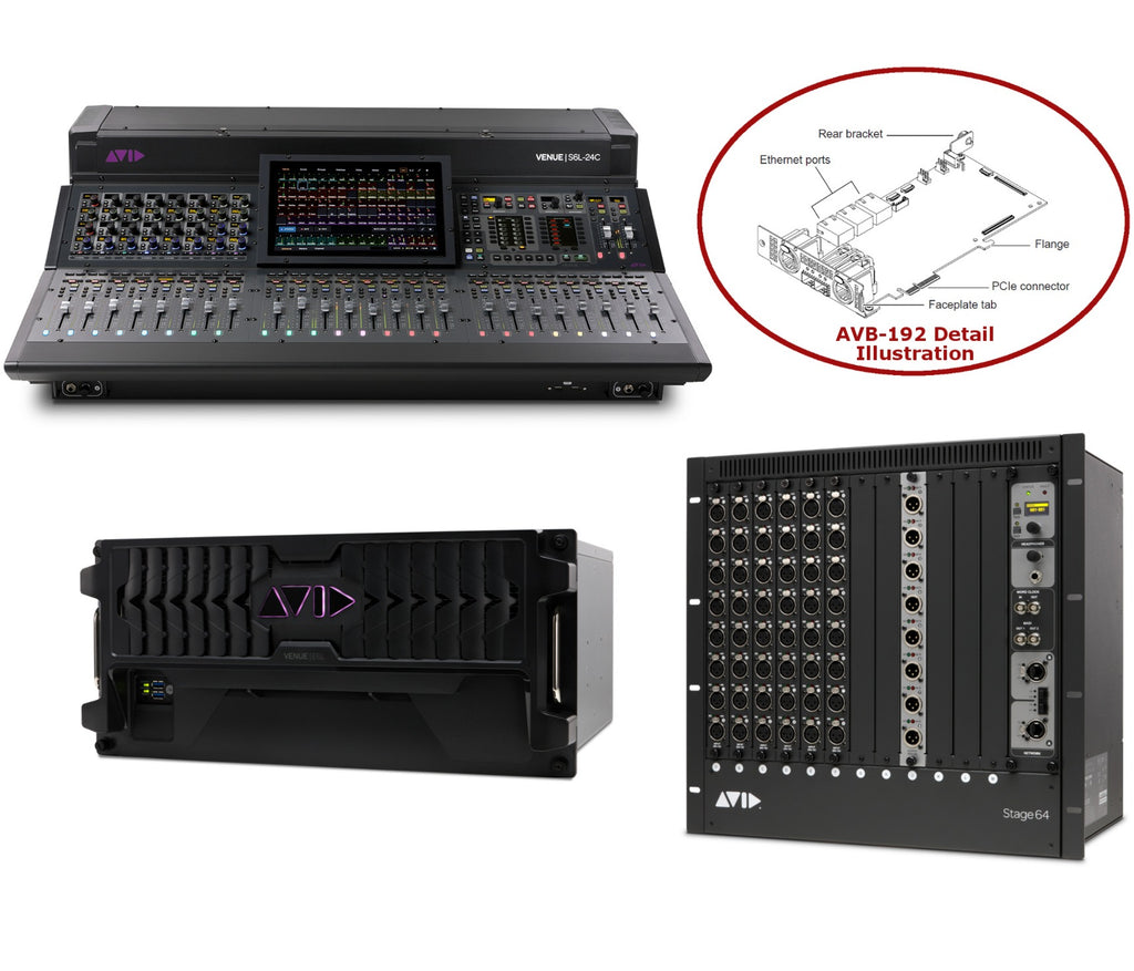 AVID 9935-72574-00 VENUE | S6L-24C-112 (Stage 16) S6L-24C Control Surf