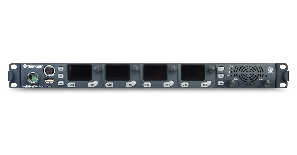 Clear-Com HMS-4X, HelixNet digital 12 Ch. headset/speaker main station