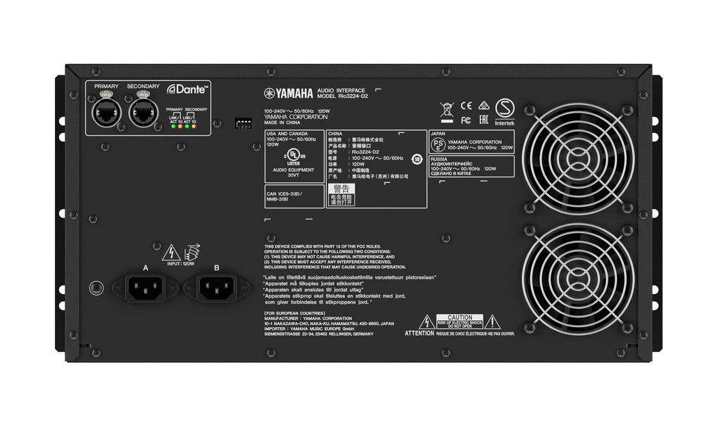 Yamaha RIO3224-D2 - CL, QL and Rivage Digital Stage Box