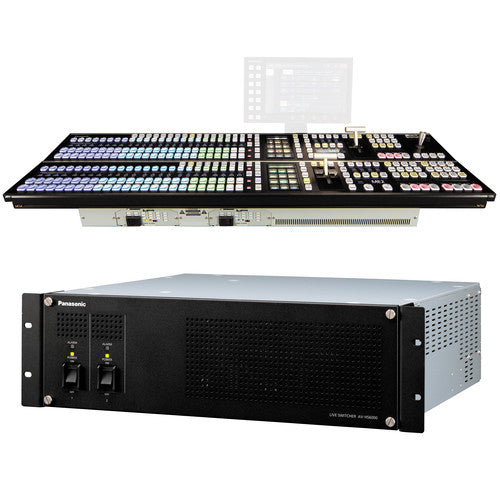 Panasonic AV-HS6000U2PS, 2ME Switcher System with Dual PS, M/E Live Sw